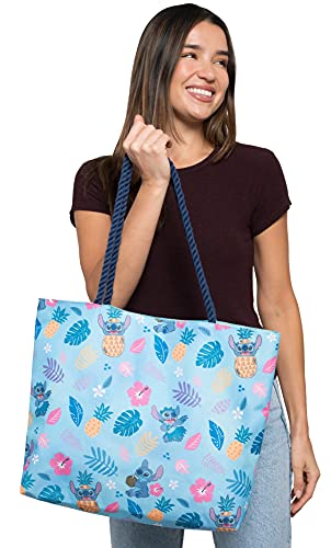 Disney Tote Lilo and Stitch Hawaiian Beach Print Travel Bag