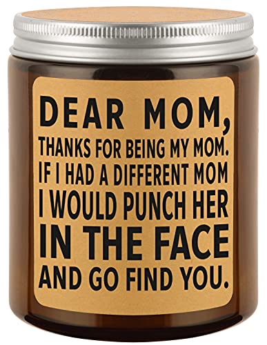 Gifts for Mom from Daughter, Son - Mom Gifts - Birthday Gifts for Mom - Funny Mother's Day Gifts, Thanksgiving Gifts, Christmas Gifts for Mom - LUOYUO Lavender Scented Candles