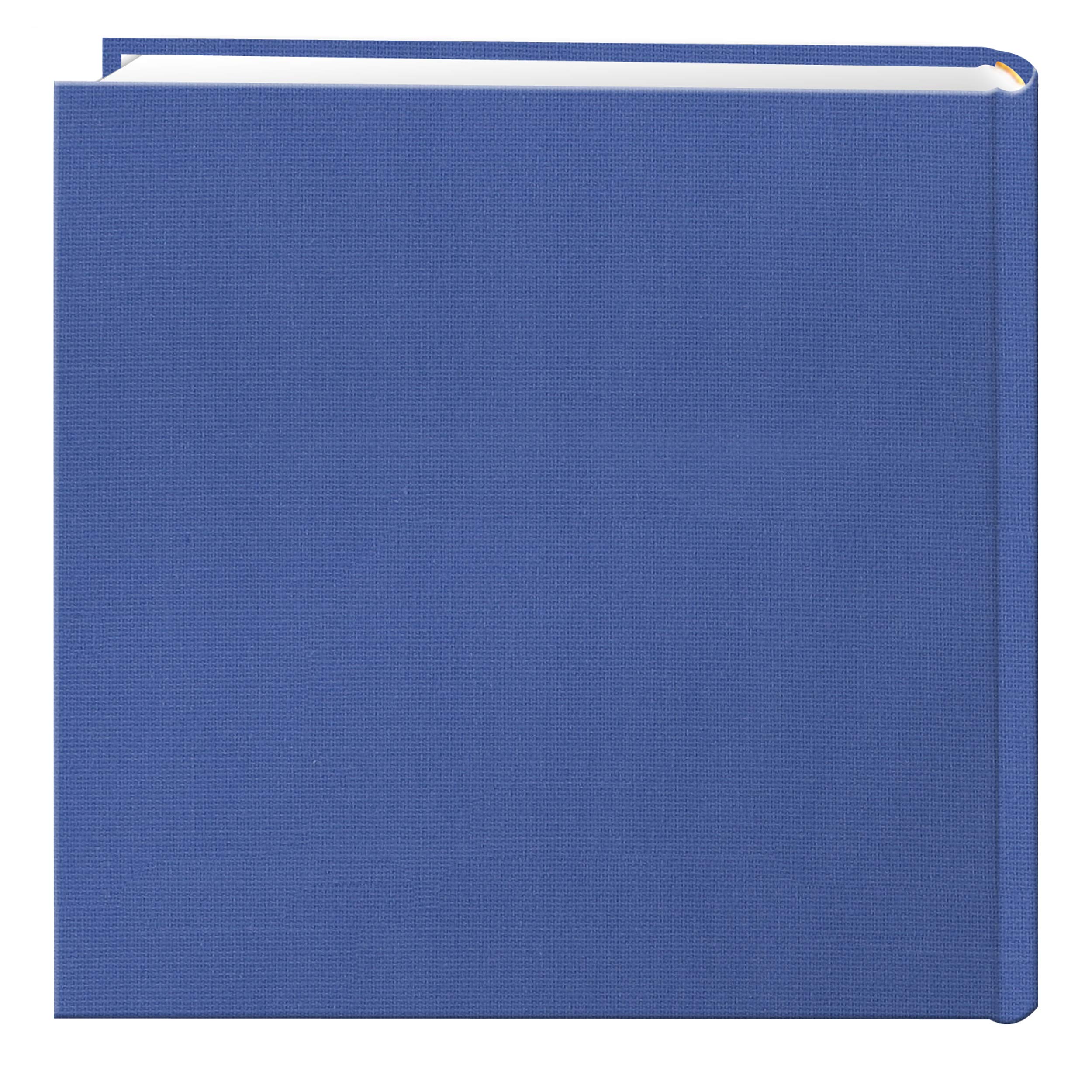 Fabric Frame Cover Photo Album 200 Pockets Hold 4x6 Photos, Sky Blue