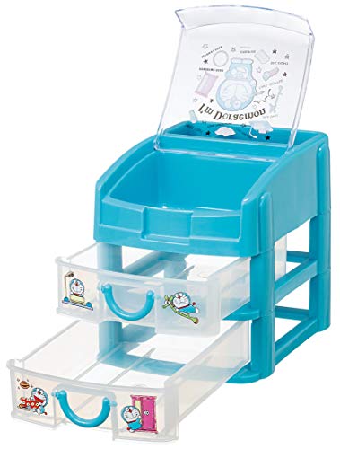 Skater CHE3N Mini Chest, Accessory Case, Storage Box, I'm Doraemon, Secret Tool, 5.9 x 7.5 x 6.5 inches (15 x 19 x 16.5 cm)