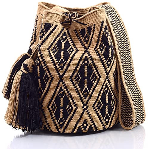Wayuu Boho Chic Collection Designer Hand Woven Crocheted Tote Bag