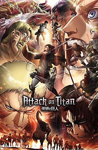 Trends International Attack on Titan: Season 3-Key Art Wall Poster, 22.375" x 34", Unframed Version