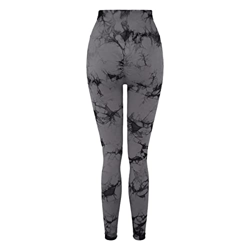 wjiNFDFG Women's Thick High Waist Yoga Pants Seamless Scrunch Legging Jegging Shapewear Power Flex Leggings Ankle (G, Large)