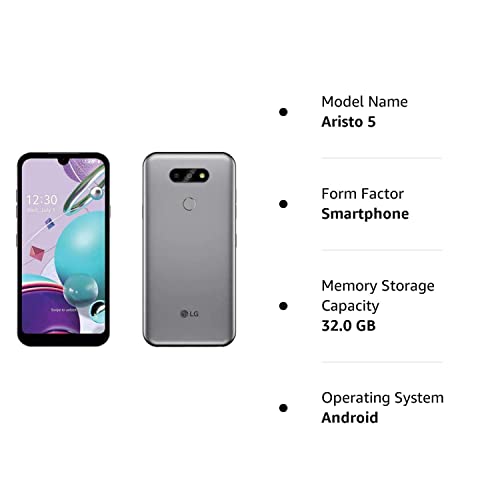 LG Aristo 5 LM-K300 5.7" 32GB 13MP Android Smartphone (Renewed) (Silver, GSM Unlocked)