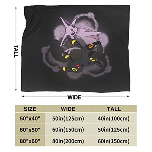 Interesting Flannel Fleece Blanket for Beding Cozy Plush Throw Lightweight Decorative Air Conditioner Towel Couch Sofa Chair Office Travelling Camping Gift 50 inchX40 inch, Black