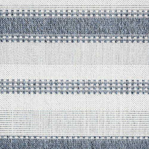 Home Dynamix Tripoli Mateo Modern Indoor/Outdoor Area Rug, Dark Blue/Cream, 5'3"x7'3" Rectangle