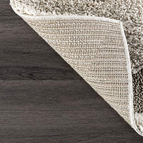 nuLOOM Carolyn Modern Shag Area Rug, 8' x 11', Cream