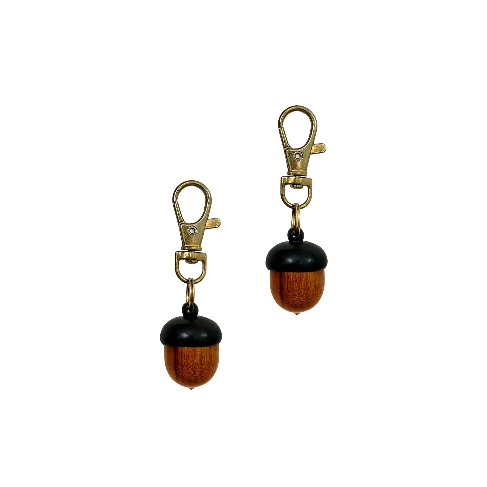 CGYGP Acorn Keychain, Wooden Acorn Canister,Fall acorn Locket Wood Acorn Nut Keepsake Pendant gift for men women