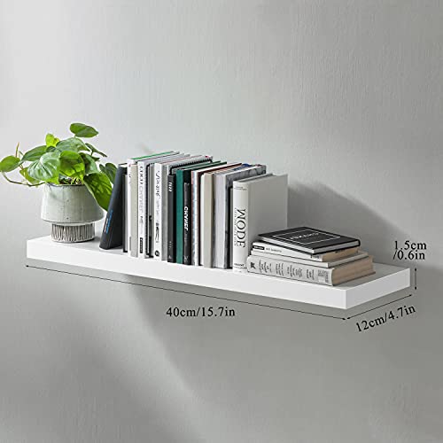 Set of 3 Floating Wall Shelves,Wall Display Decoration Shelves,Home Decor Shelves for Bathroom, Bedroom,Living Room,Kitchen, Office
