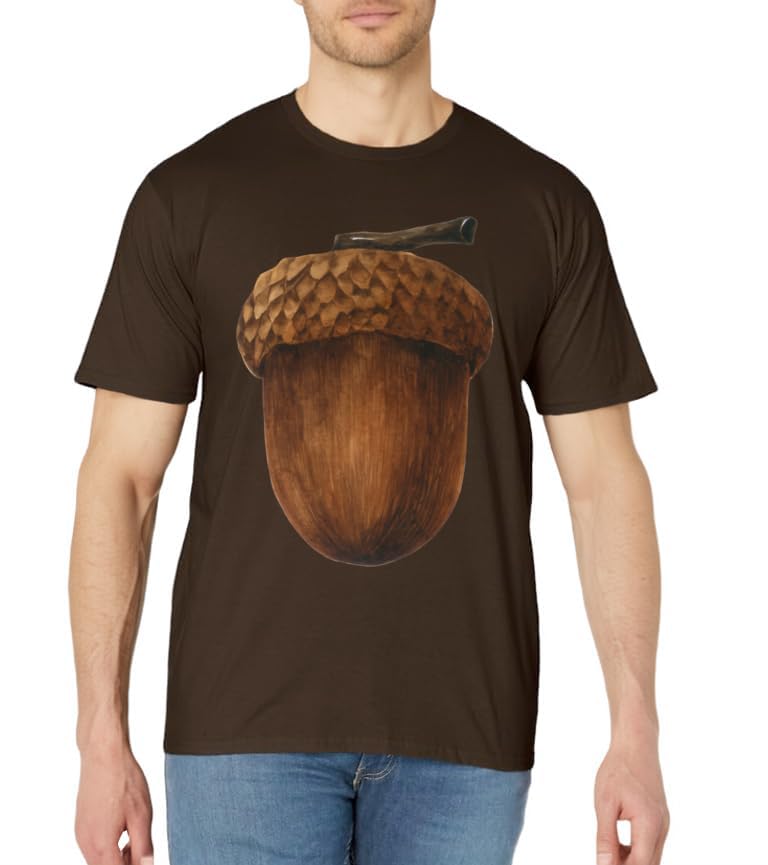 Big Acorn Costume Cute Easy Food Halloween T-Shirt