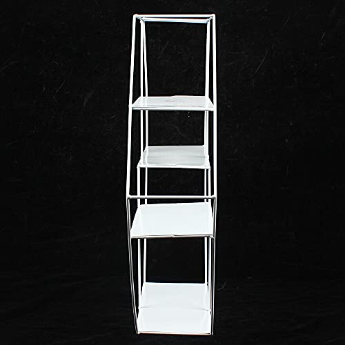 CNCEST White Wall Shelf White Hexagon Shelves Iron Wall Mounted Floating Shelf Shelves Bookshelf Hexagon Shelf Geometric Display Honeycomb Shelves Unit Shelf