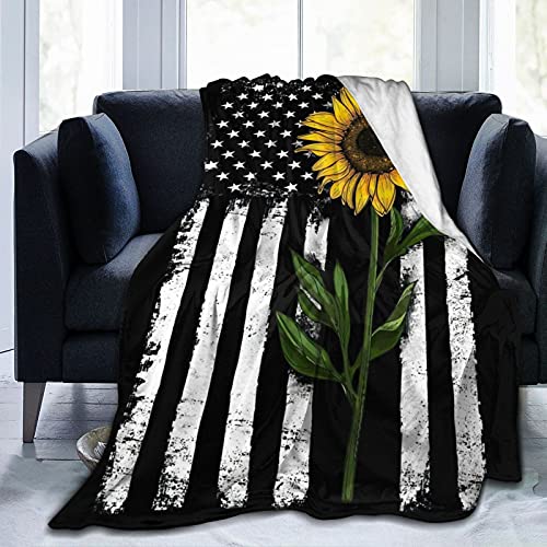 Coolim Sunflower Gifts Blankets for Women, Sunflower Throw Blankets for Womens, Fleece Throw Blankets 50x60 in, Gifts for My Wife Girlfriend Mom Birthday (Sunflower Throw Blankets, 60"Ć50ā)
