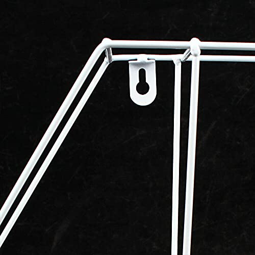 CNCEST White Wall Shelf White Hexagon Shelves Iron Wall Mounted Floating Shelf Shelves Bookshelf Hexagon Shelf Geometric Display Honeycomb Shelves Unit Shelf
