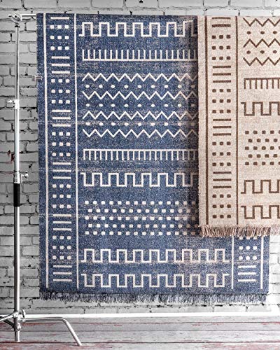 nuLOOM Cora Tribal Indoor/Outdoor Area Rug, 10' x 14', Blue