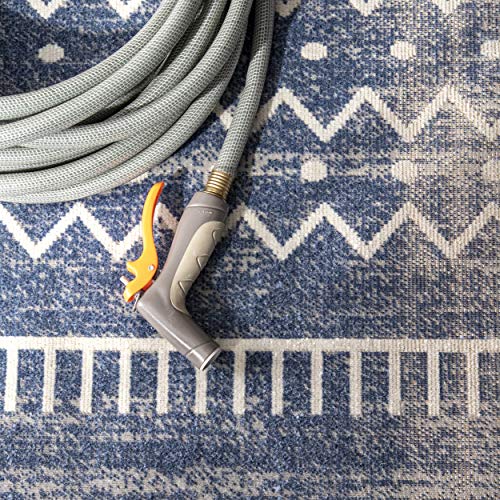 nuLOOM Cora Tribal Indoor/Outdoor Area Rug, 10' x 14', Blue