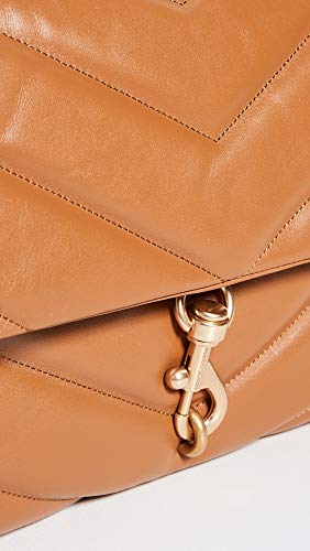 Rebecca Minkoff Women's Edie Maxi Shoulder Bag, Caramello, Brown, Tan, One Size