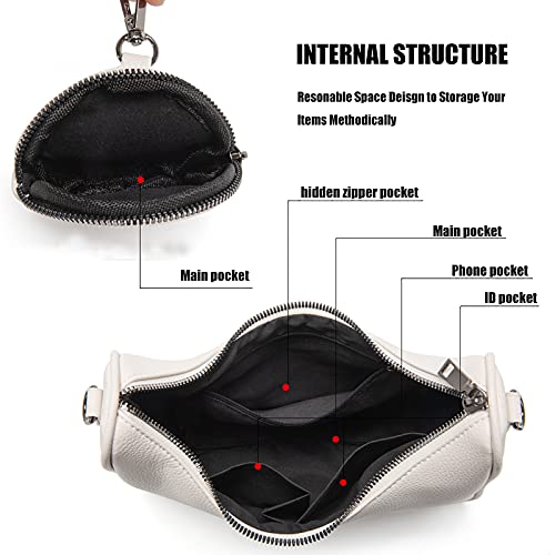 Small Crossbody Hobo Handbags for Women, Multipurpose Soft Shoulder Bag with Coin Purse 2pcs/set