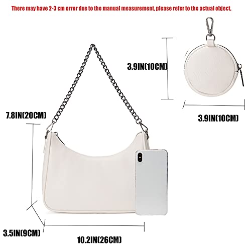 Small Crossbody Hobo Handbags for Women, Multipurpose Soft Shoulder Bag with Coin Purse 2pcs/set