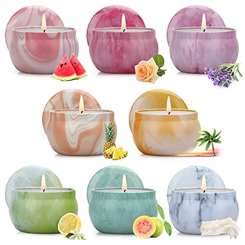 Scented Candles Gifts for Women, 8 Pack Candles for Home Scented, Soy Scented Candles for Home, Aromatherapy Candle Gifts Set for Christmas Day, Birthday, Mothers Day, Valentine's Day