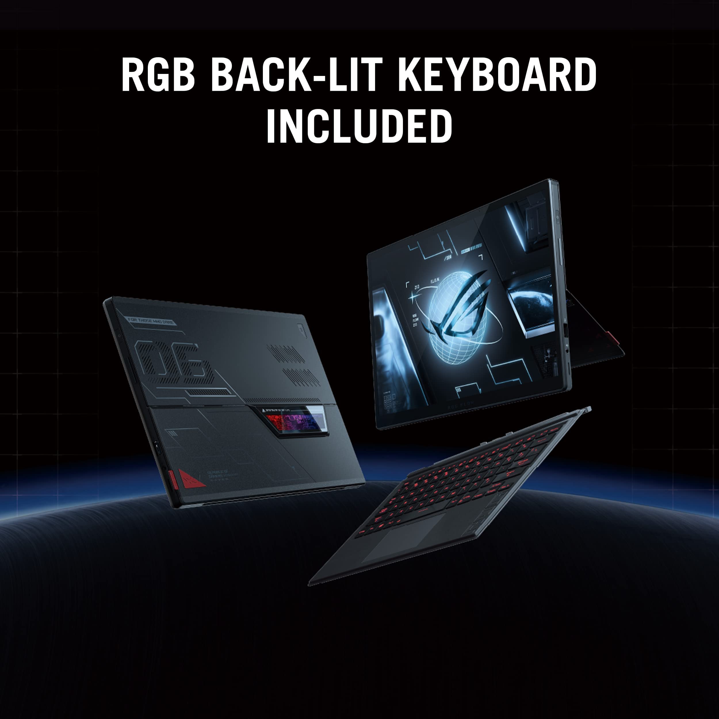 ASUS ROG Flow Z13 (2022) Gaming Laptop Tablet, 13.4” 120Hz FHD+ Display, NVIDIA GeForce RTX 3050, Intel Core i7-12700H, 16GB LPDDR5, 512GB PCIe SSD, Free Bundle Detachable RGB Keyboard, GZ301ZC-PS73