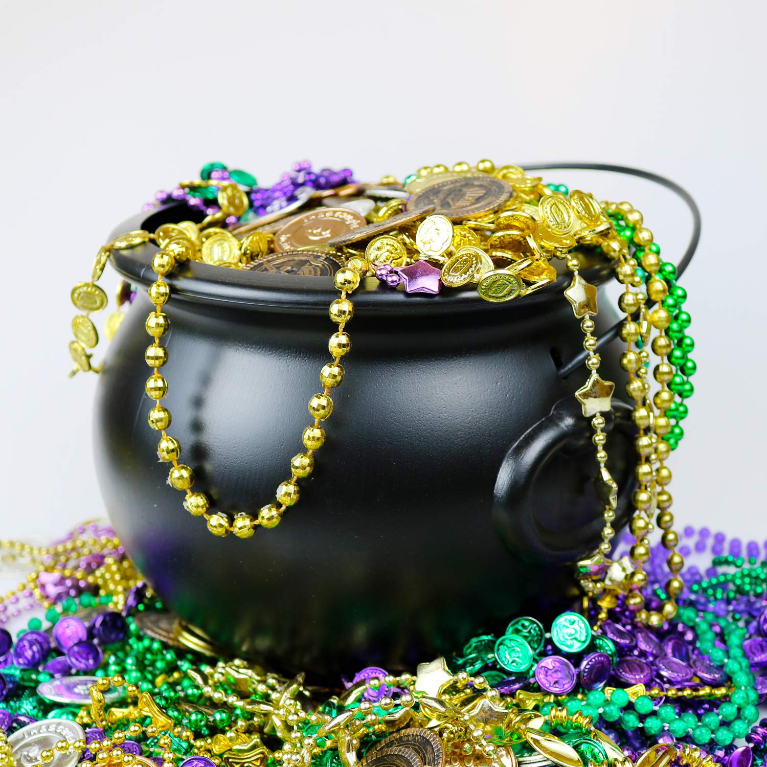 GiftExpress 8" Black Cauldron Kettle, Cauldron Halloween Decor