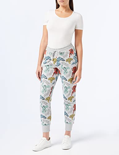 Amazon Essentials Disney | Marvel | Star Wars Women's French Terry Fleece Jogger Sweatpants, Marvel Avengers, Large