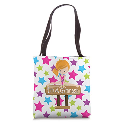 I'm A Gymnast Gymnastics Bag Girls Gift Tote Bag