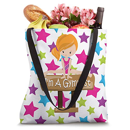 I'm A Gymnast Gymnastics Bag Girls Gift Tote Bag