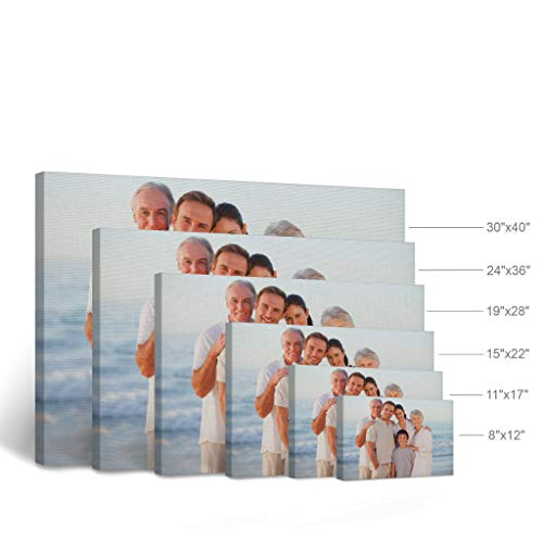 Smile Art Design Custom Canvas Prints with Your Photos, Personalized Canvas Pictures Custom, Custom Canvas Prints, Photo Canvas, Canvas Photo Prints, Personalized Gifts, Canvas Wall Art 8"x12"