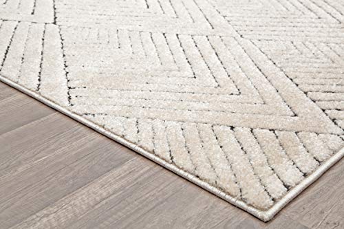 CosmoLiving by Cosmopolitan Area Rug, 8'0"x10'0", Alabaster
