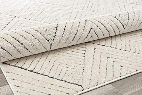 CosmoLiving by Cosmopolitan Area Rug, 8'0"x10'0", Alabaster