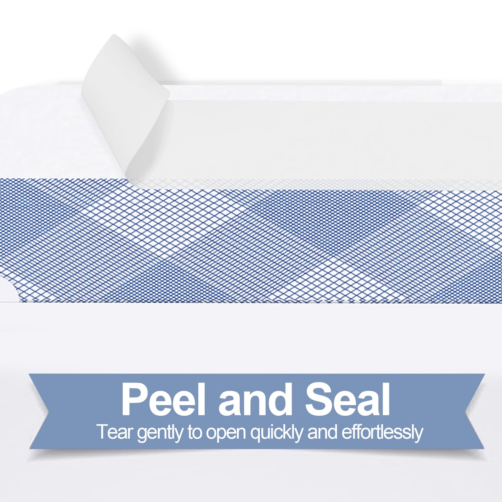 500 #10 Double Window Security Envelopes, PANDRI NO.10 Self-Seal Window Envelopes Designed for Invoices and QuickBooks, Business Statements & Documents - Number 10 Size 4 1/8 Inch X 9 1/2 Inch- 24 LB