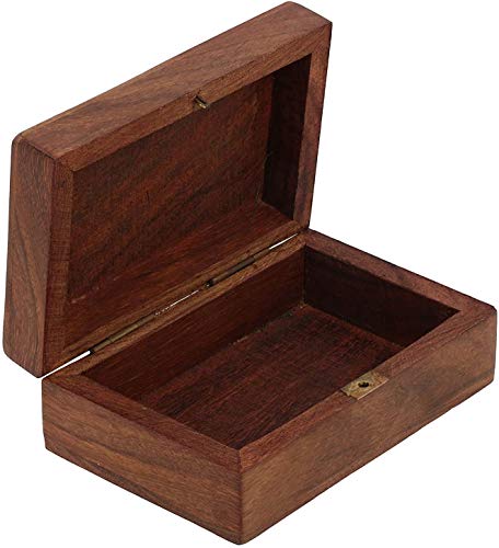 EARTHLY HOME Keepsake Jewellery Box, Jewellery Organizer, Baby Teeth First Hair Cut Keepsake Box, Trinket Box for Ladies, Keepsake Urn Box, Home Decor Accessories, (5 x 3 x 2 inches), Style 11