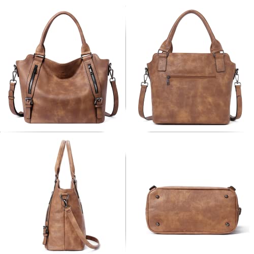 CLUCI Hobo Bags for Women Vegan Leather Handbags Large Tote Ladies Purse Shoulder Bag with Adjustable Shoulder Strap