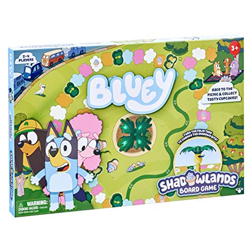 Bluey - Shadowlands Board Game - Family Game Night, Unpredictable - Engaging Fun for All - Collect All 5 Cupcake Cards | 2-4 Players | for Ages 3+, Multicolor, 13011