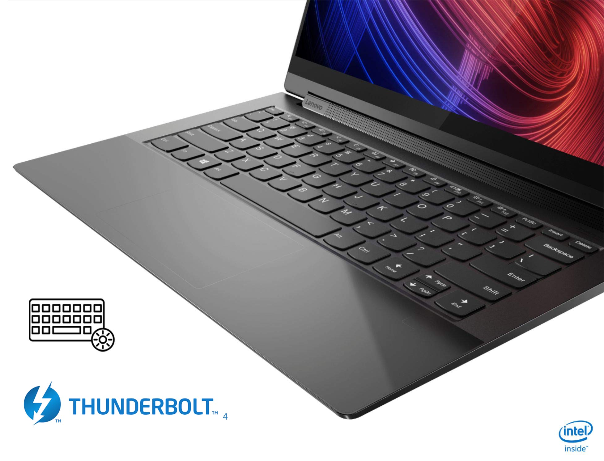 Lenovo Yoga 9i 2-in-1 14.0" Touchscreen Laptop, 4K UHD (3840x2160) 500Nits, Intel Evo Core i7-1185G7, Webcam USB-C Thunderbolt 4, Iris Xe Graphics, 16GB 1024GB PCIe SSD, Lenovo Pen, WOOV Accessories