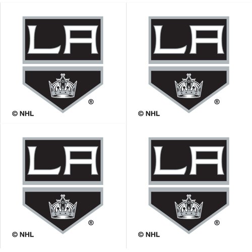 NHL Los Angeles Kings 4-Pack Temporary Tattoos -