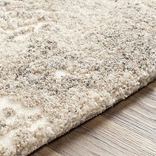 Mark&Day Area Rugs, 12x15 Cerignola Modern Cream Area Rug, White/Blue/Black Carpet for Living Room, Bedroom or Kitchen (12' x 15')