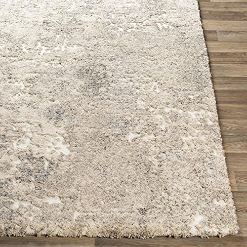 Mark&Day Area Rugs, 12x15 Cerignola Modern Cream Area Rug, White/Blue/Black Carpet for Living Room, Bedroom or Kitchen (12' x 15')