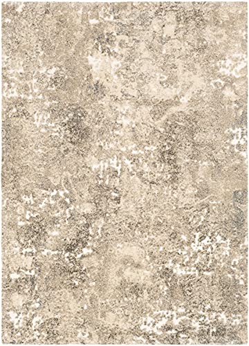 Mark&Day Area Rugs, 12x15 Cerignola Modern Cream Area Rug, White/Blue/Black Carpet for Living Room, Bedroom or Kitchen (12' x 15')
