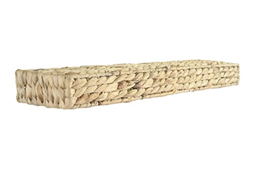 Creative Co-Op Handwoven Water Hyacinth Floating Wall Shelf