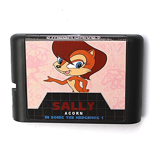 Spire Sally Acorn In Sonic The Hedgehog 2 Game Cartridge Newest 16 bit Game Card For Sega Mega Drive / Genesis System