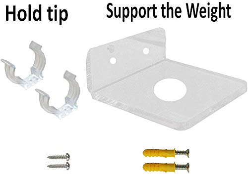 Pmsanzay Clear Light Saber Wall Mount Wall Rack Wall Holder Wall Display Rack - Easy to Install - Gives That Floating Effect - Used in Both Commercial and Residential Settings. - No Lightsaber
