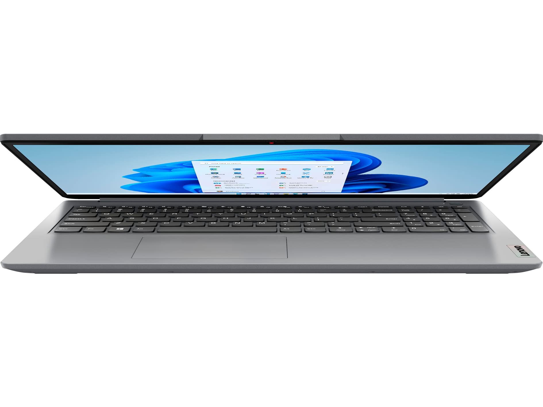 Lenovo 2022 IdeaPad 1 15.6" HD Laptop, Athlon Silver 3050U, 8GB RAM, 128GB eMMC Storage, AMD Radeon Graphics, HD Webcam, HDMI, WiFi 6, Grey, Windows 11 S. 32GB Snowbell USB Card