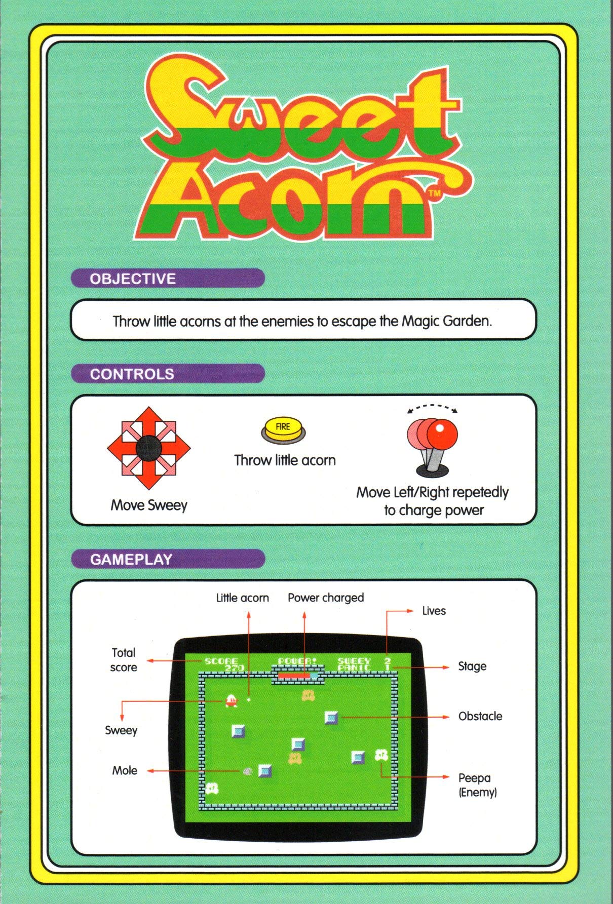 SWEET ACORN COLECOVISION