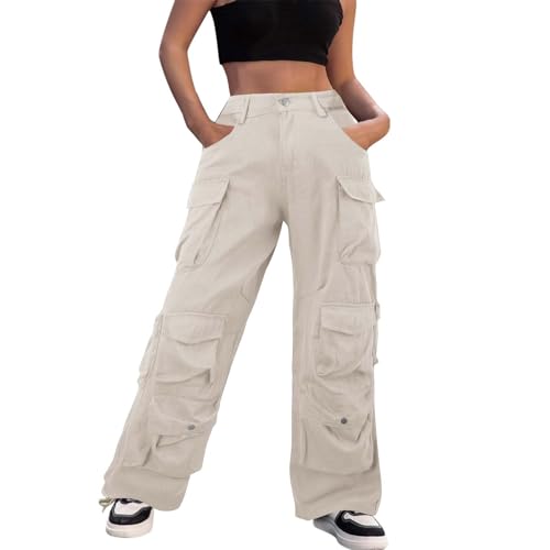 Wide Leg Vacation Pants Plus Size Wide Leg Linen Pants Straight Pants Joggers For Women Joggers For Women Straight Leg Pants Womens Fold Over Yoga Capris Wide Leg Exercise Pants Black Trousers For