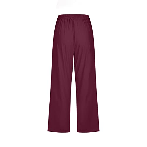 AopnHQ Women’s Capri Pants Flowy Pants Women White Capri Pant fold Over Yoga Pant Women Pull on Pants Womens Cargo Pants Beach Womens Clothing