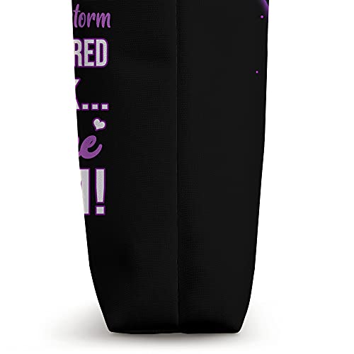 I Am The Storm Lupus Awareness Purple Ribbon Butterfly Women Tote Bag