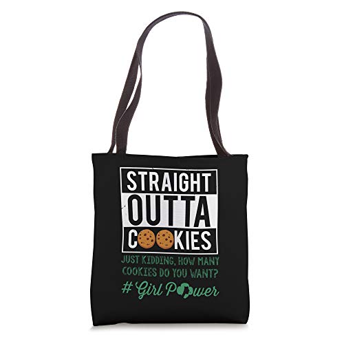 Straight Outta Cookies Girls Cookie Dealer Scouting Scout Tote Bag