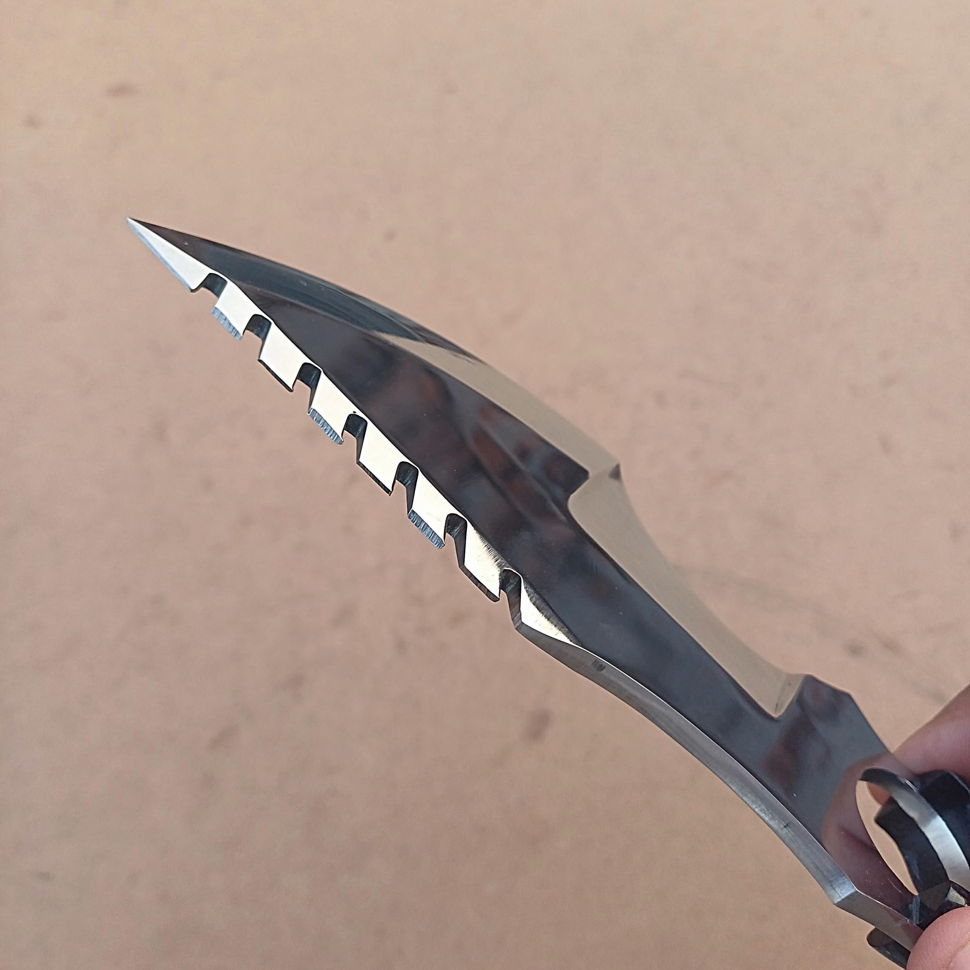 JNR Traders Handmade Tracker knife with sheath belt tracker knife Horizontal carry tracker knife full tang fixed blade Hunting knife edc tracker knife